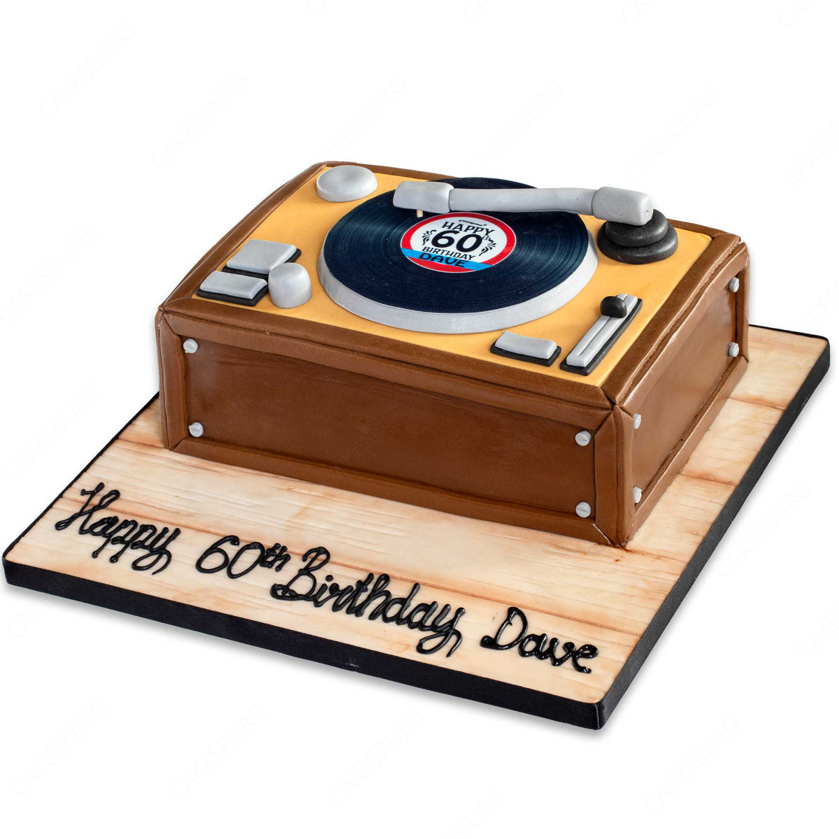 Turntable Birthday Cake This Is My First Time Making A Cake And
