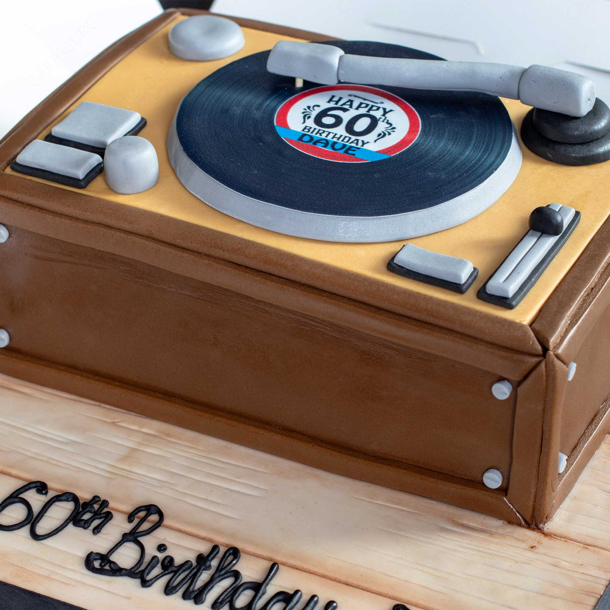 Turntable Birthday Cake This Is My First Time Making A Cake And