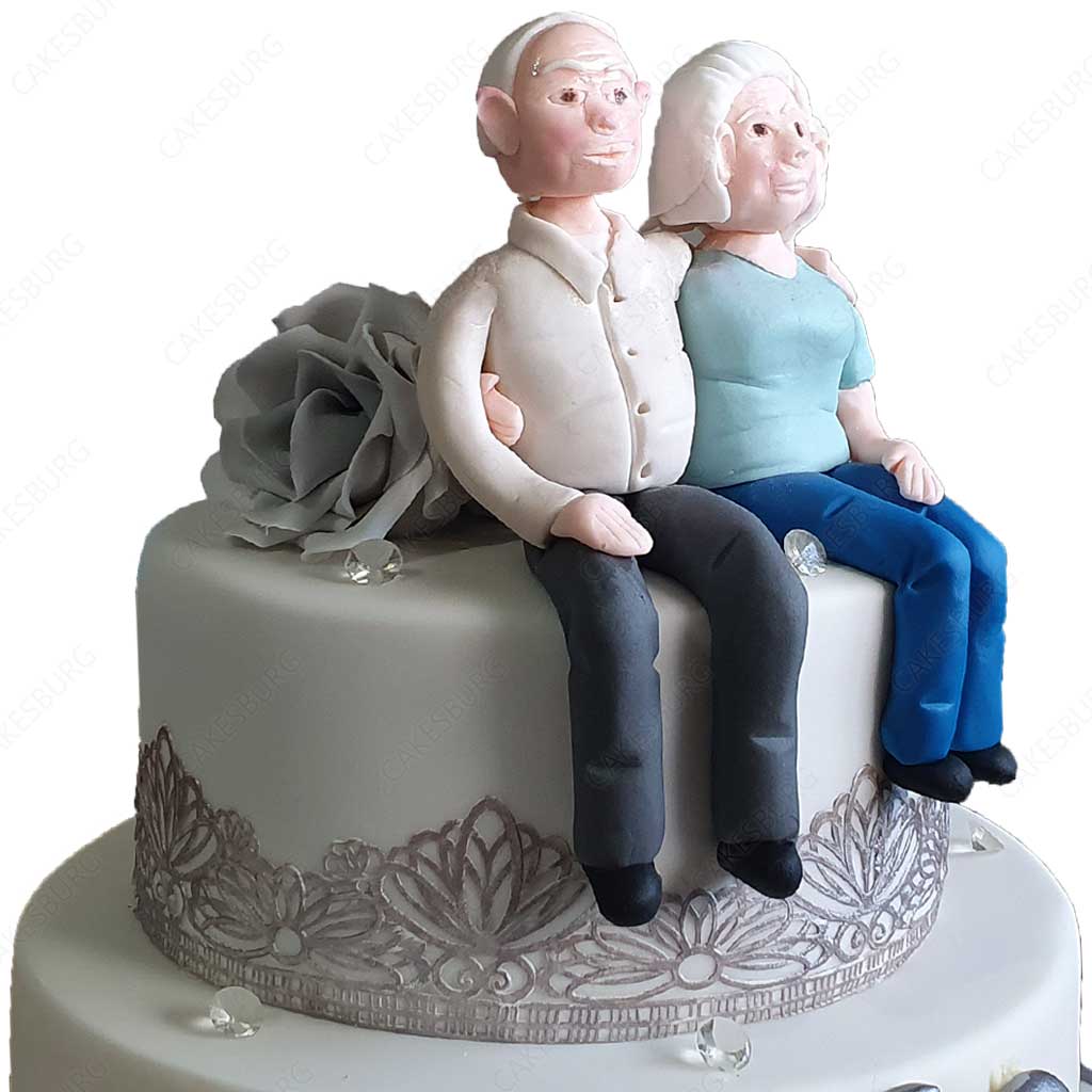 Endless Love Anniversary Cake