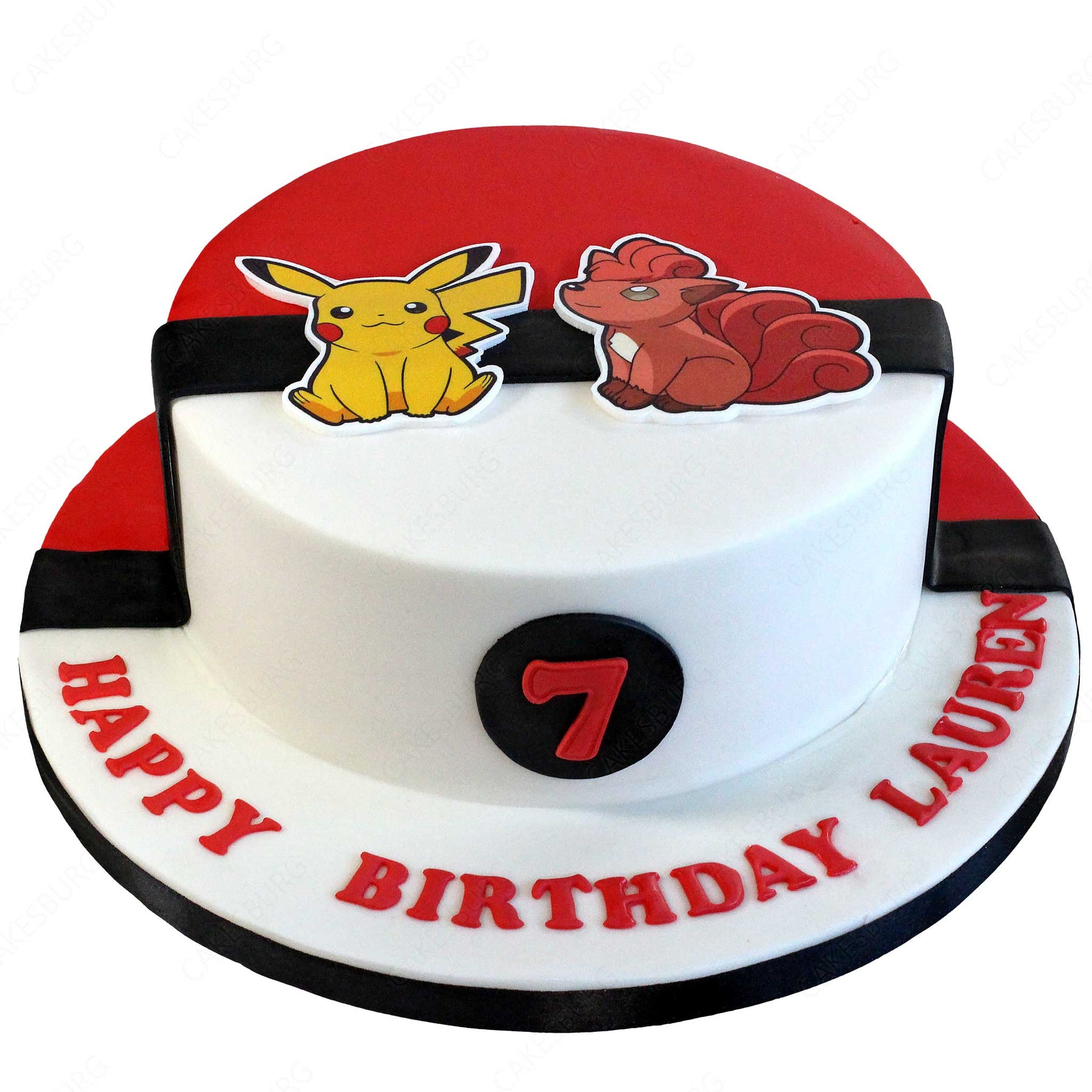 Pokemon Pikachu & Vulpix Cake