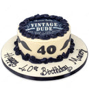 Vintage Dude Cake