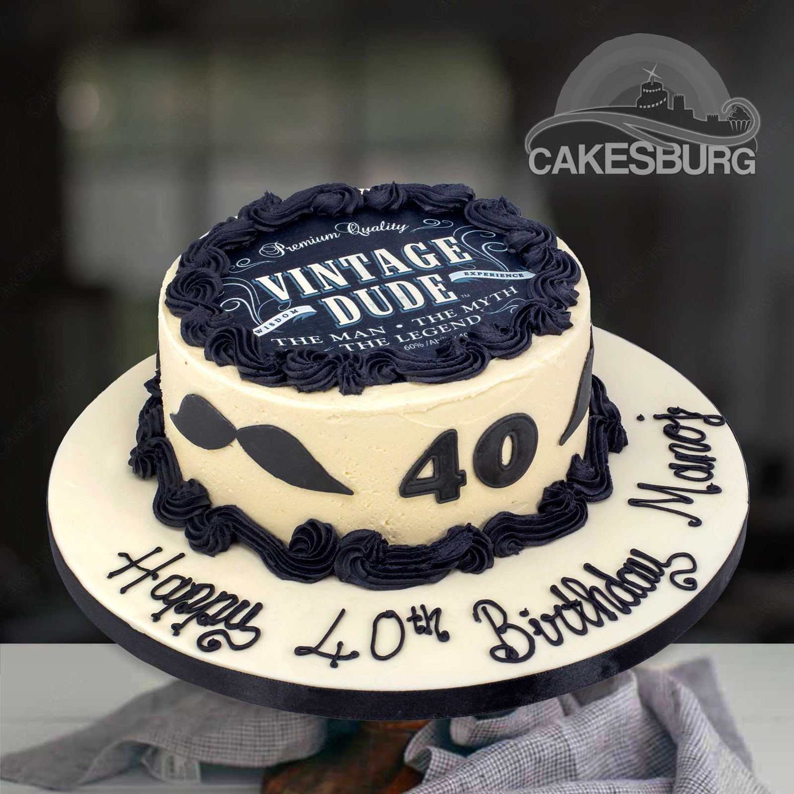 Vintage Dude Cake