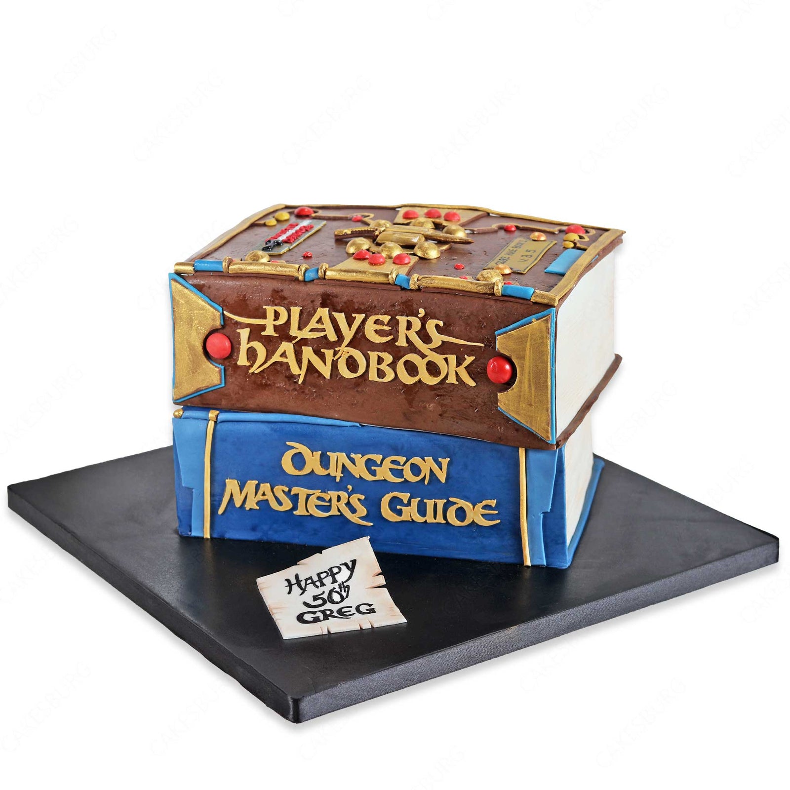 Stack of Books Dungeons and Dragons Cake - [TOP SELLER]