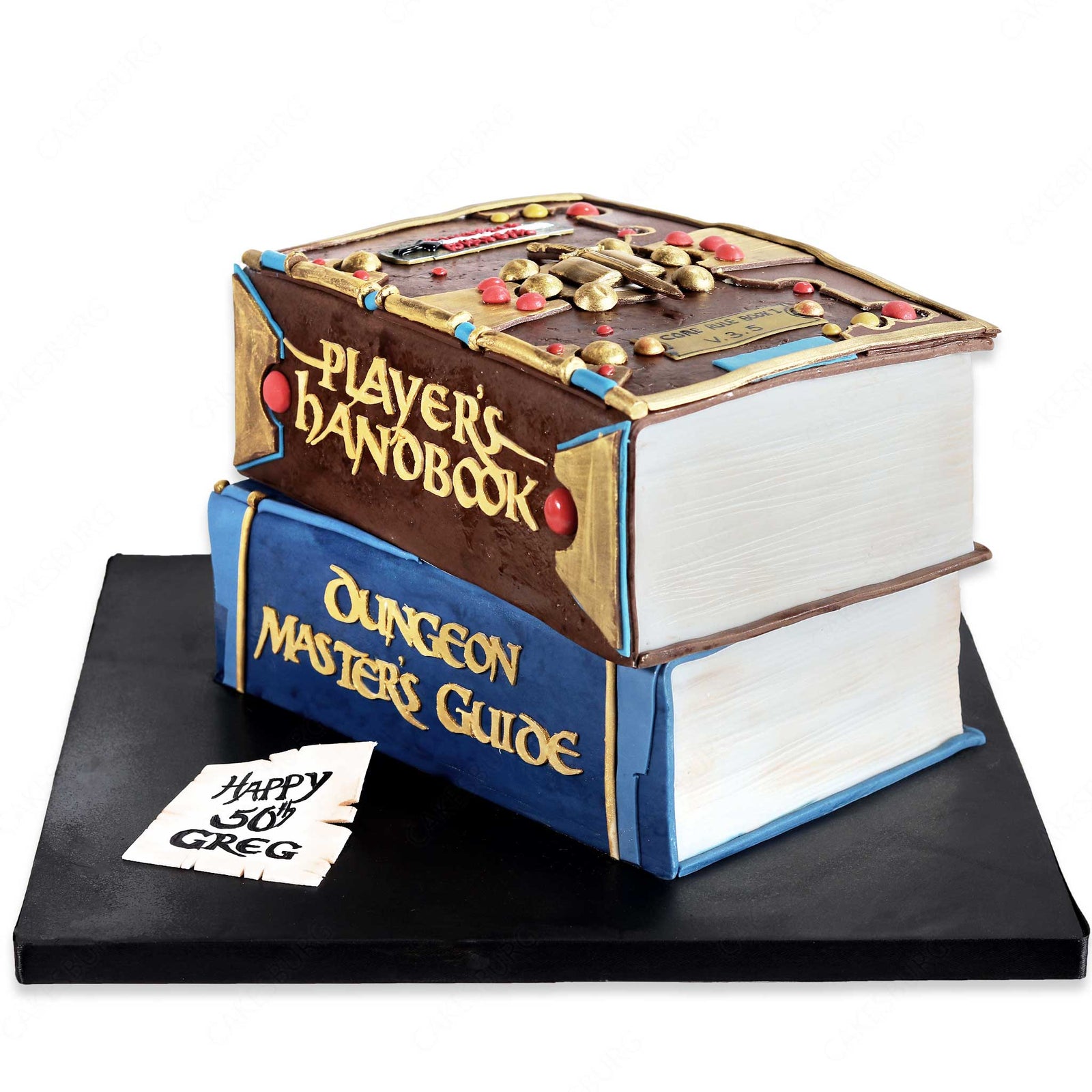 Stack of Books Dungeons and Dragons Cake - [TOP SELLER]