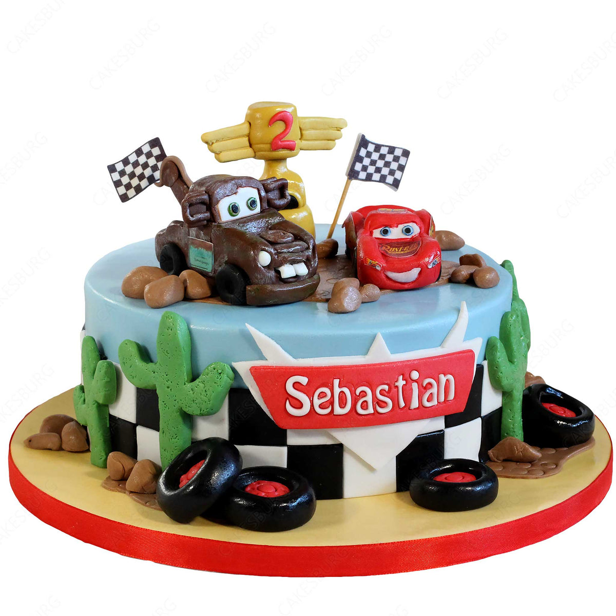 Mater And Lightning Mcqueen Cakes
