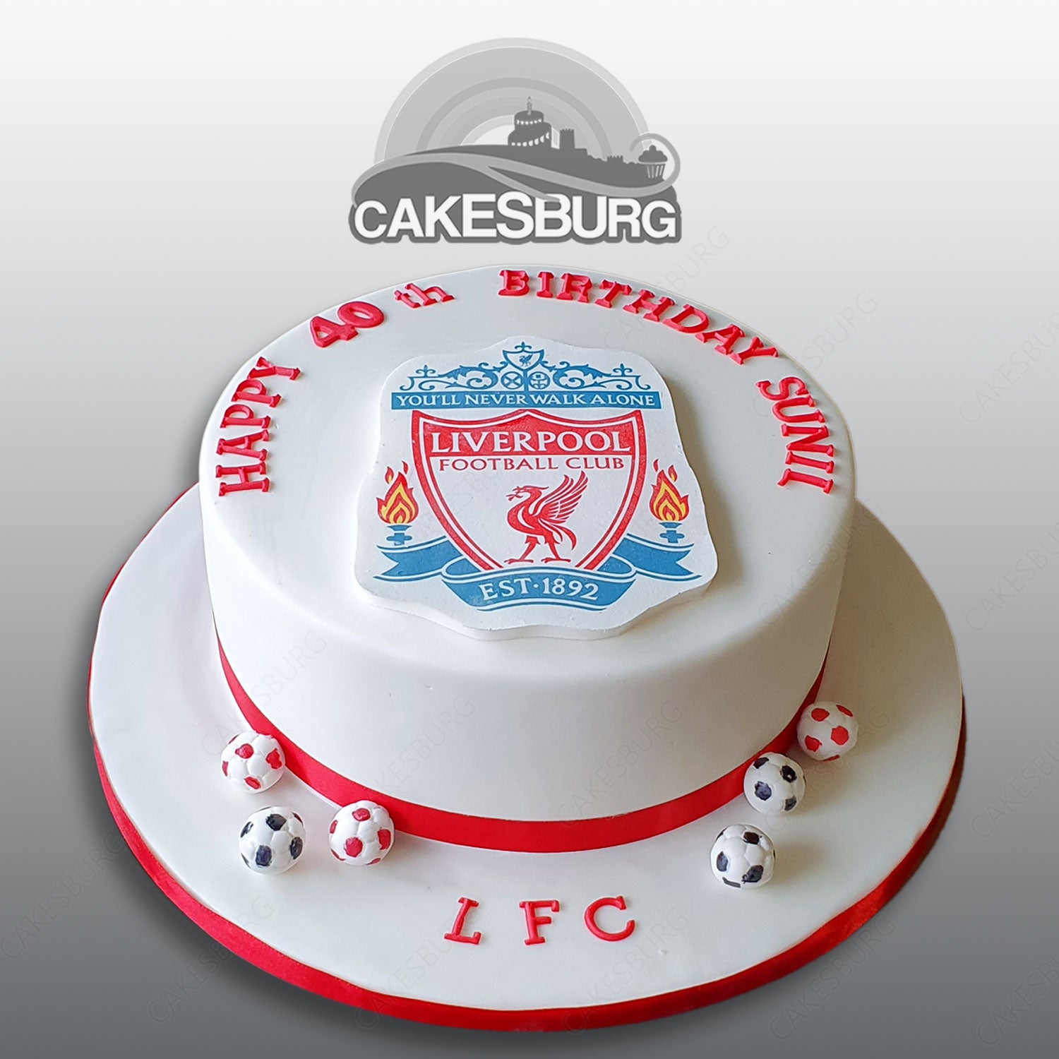 Liverpool Football Cake