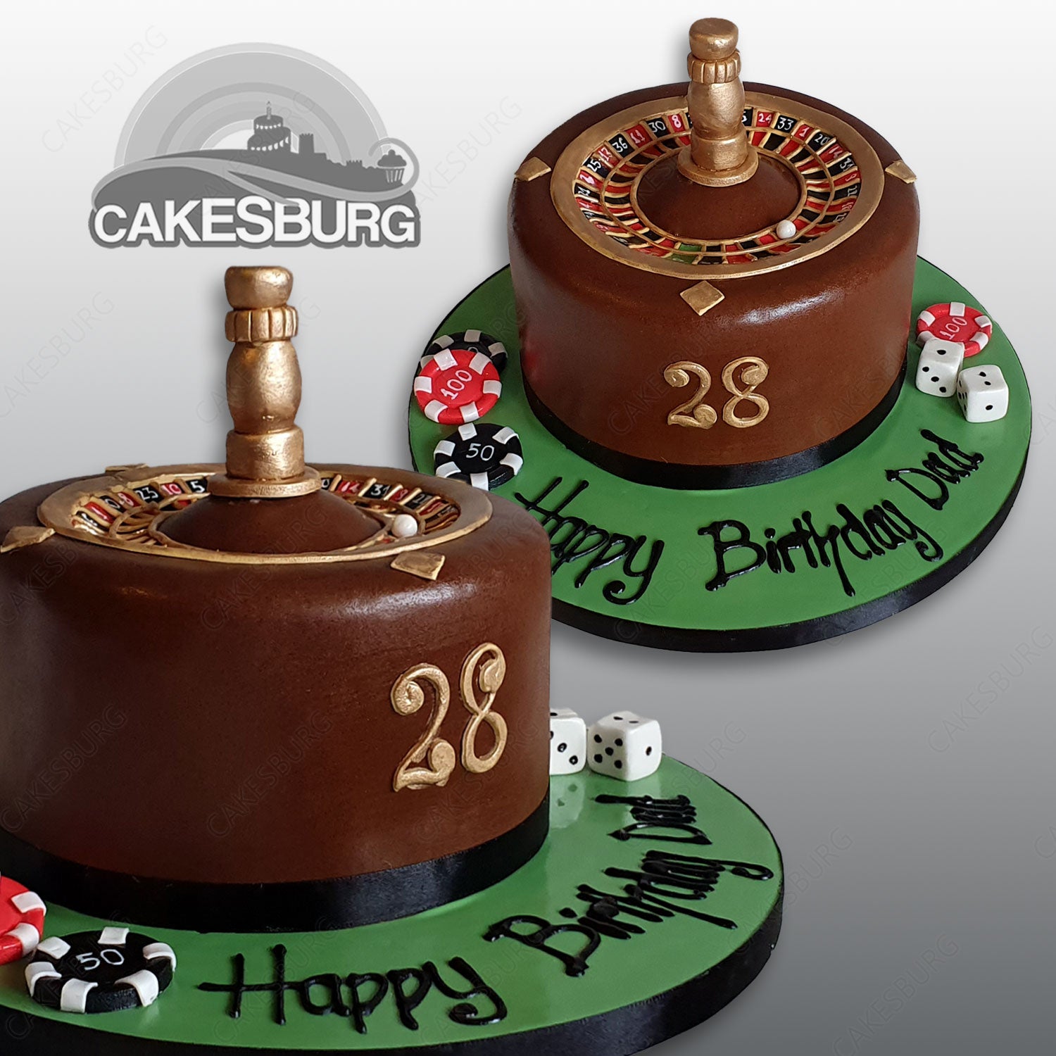 Roulette Wheel / Vegas Cake