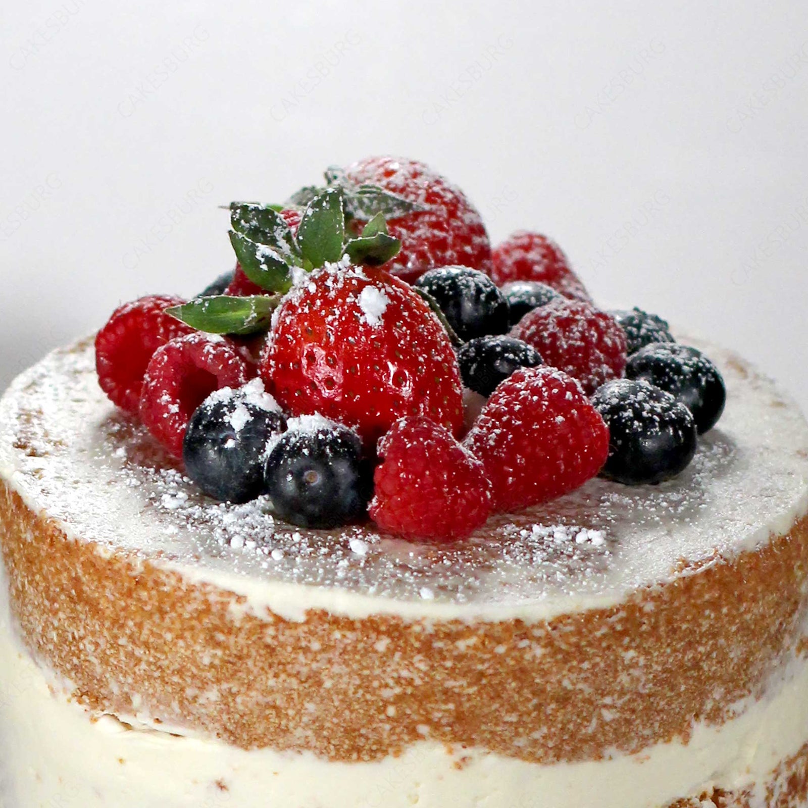Semi-Naked Berry Cake