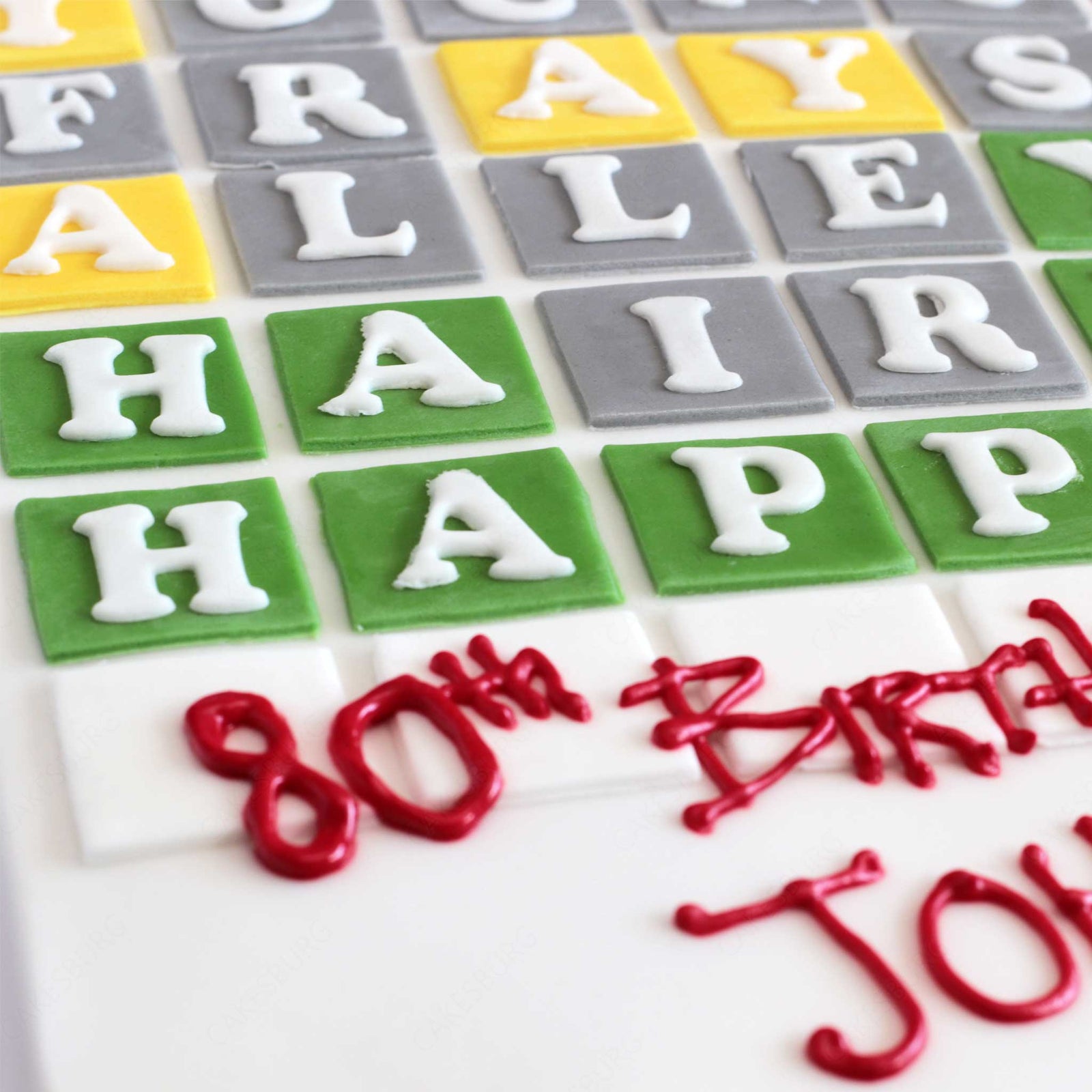 Wordle Cake